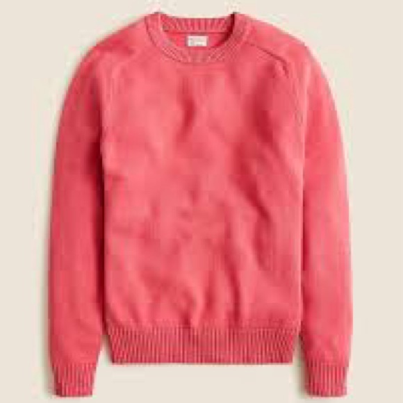 J. Crew | Sweaters | J Crew Cashmere Angora Pink Coral Crew Neck ...